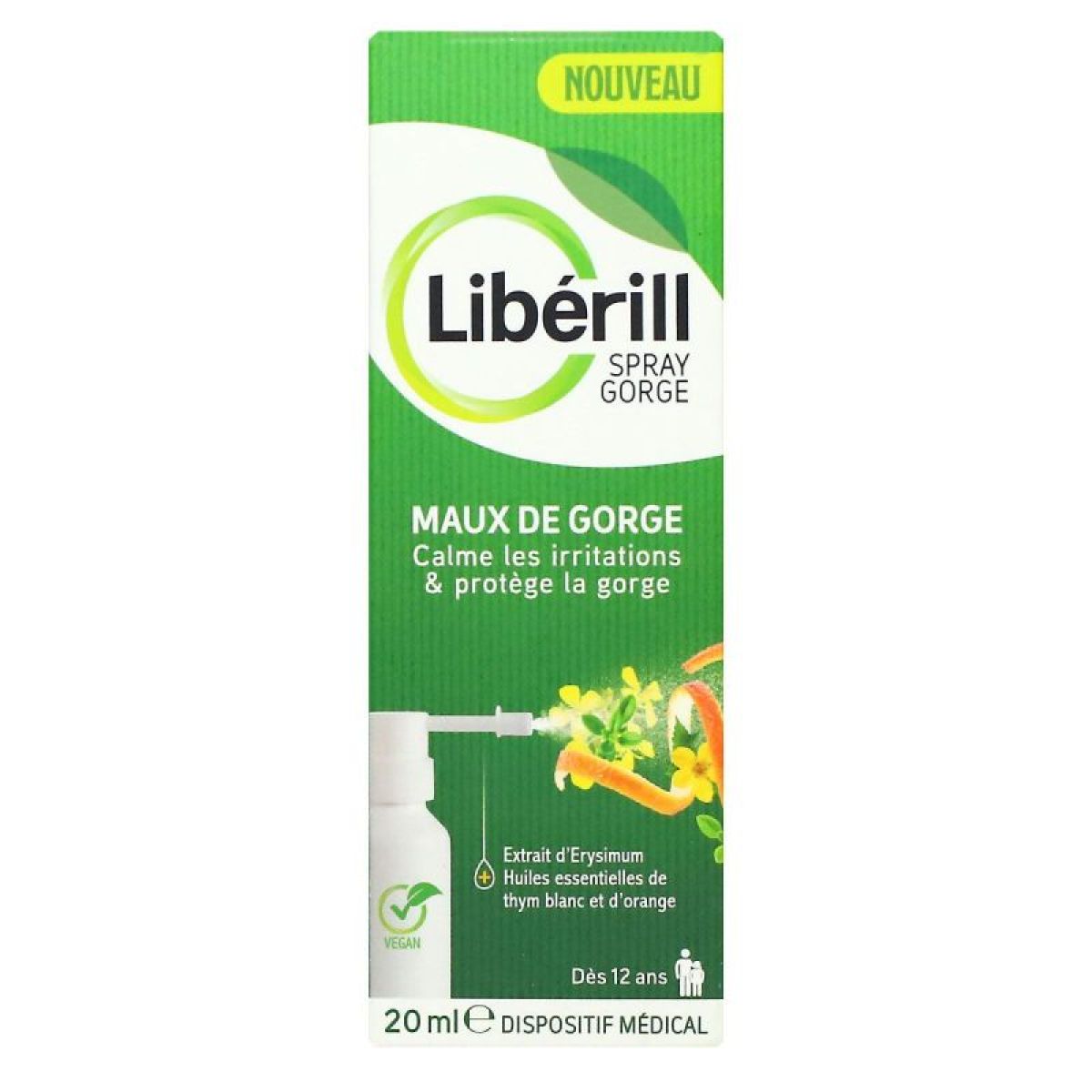 Spray Gorge Liberill - Irritation & Voix Fatiguée - 20 ml